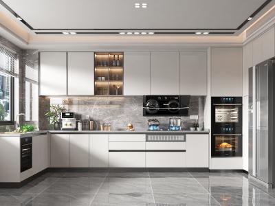 China Modern Modular Kitchen Cabinets for Residence Apartment Hotel for sale