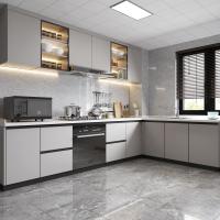 China Modern Modular Kitchen Cabinets for Residence Apartment Hotel for sale
