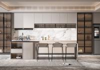 China Custom Modular Kitchen Cabinets with Modern Finishes for sale