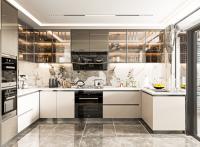 China Custom Modular Kitchen Cabinets with Modern Finishes for sale
