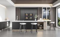 China Custom Modular Kitchen Cabinets with Modern Finishes for sale