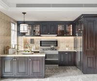 China Modern Wood Kitchen Cabinets Set Ready-To-Assemble MDF Plywood for sale