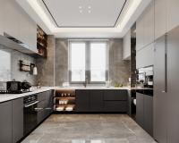 China Modern Italian White Lacquer Kitchen Cabinets For Home Furniture Closet Storage for sale