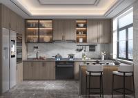 China Modern AestheticCabinets With Strong Space Sense & Durability For Kitchen for sale