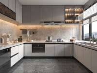 China Modern AestheticCabinets With Strong Space Sense & Durability For Kitchen for sale