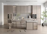 China American Style Frameless Kitchen Cabinets Modern Style Custom Flat Pack for sale