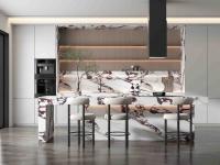 China American Style Custom Kitchen Cupboard Modern Design Wood Kitchen Cabinets for sale