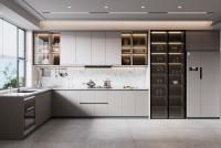 China American Style Custom Kitchen Cupboard Modern Design Wood Kitchen Cabinets for sale