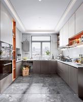 China MDF Door Custom Kitchen Furniture Cabinets White Kitchen Storage Pantry Cabinet for sale