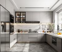 China Complete Set Custom Kitchen Cabinets PVC Kitchen Cabinets and Accessories for sale