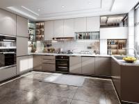 China Complete Set Custom Kitchen Cabinets PVC Kitchen Cabinets and Accessories for sale