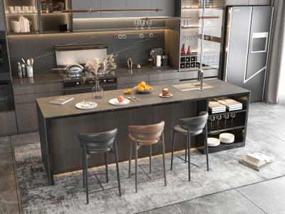 China Villa Project Modern Style Furniture Design  Kitchen Cabinets Sets for Indoor for sale