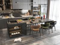 China Villa Project Modern Style Furniture Design  Kitchen Cabinets Sets for Indoor for sale