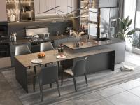 China Modern-Style Kitchen Cabinets Suitable For Villas And Large-Sized Residences for sale