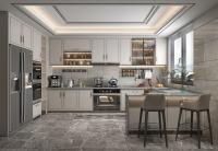 China Factory Direct Free Designs Furniture U Shaped Melamine Kitchen Cabinets for sale