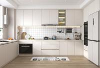 China Factory Direct Free Designs Furniture U Shaped Melamine Kitchen Cabinets for sale