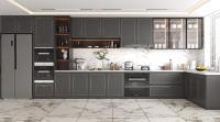 China MC World Particle Board Door Modern Kitchen Cabinet For Apartment Residence for sale