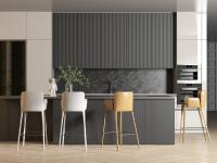 China American White Oak Slim Shaker Kitchen Cabinet Island Customized Furniture Sets for sale