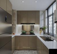 China 2026 Modern Furniture Luxury Customized Wood MDF Melamine Kitchen Cabinets for sale