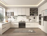 China Wooden Kitchen Cabinet MDF Cupboard Island Storage Cabinet For Apartment for sale