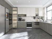 China USA Villa Project Kitchen Cabinet Design Display Cabinet Kitchen Furniture Set for sale