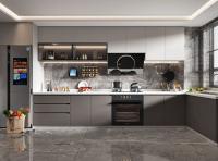 China Australian Villa Project L Shaped Luxury Kitchen Cabinets Complete Mdf Cabinet for sale