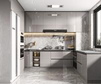 China Australian Villa Project L Shaped Luxury Kitchen Cabinets Complete Mdf Cabinet for sale