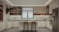 China Barbados Hotel Project Customized Modern Kitchen Cabinet Furniture for sale