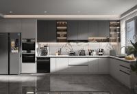China Barbados Hotel Project Customized Modern Kitchen Cabinet Furniture for sale
