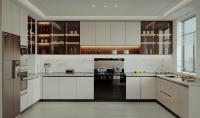 China Barbados Hotel Project Customized Modern Kitchen Cabinet Furniture for sale