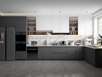 China Modular Wooden Kitchen Cabinet With Plywood Mall Sink Storage For Apartment Use for sale