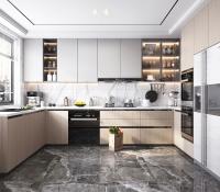 China Manufacturer Direct Free Design Furniture Bulk Kitchen Cabinet For Villa Project for sale