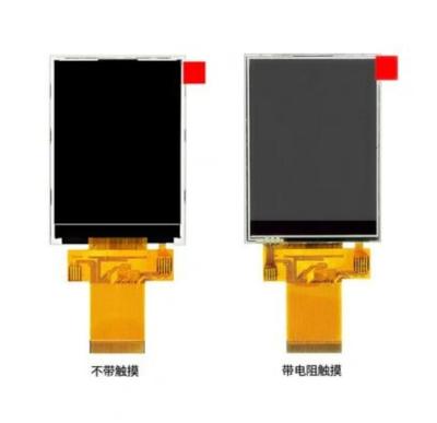 China 2.8'' TFT LCD Resistive Touchscreen SPI 240 X 320 ILI9341V IC Tapeable Resistance for sale