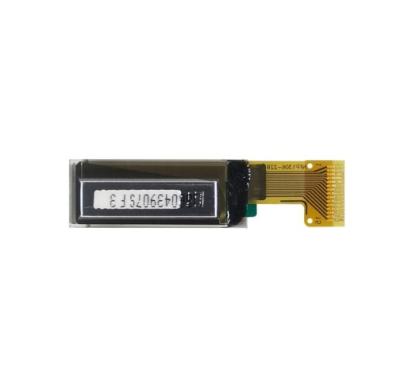 China Industrial Active Area 22.38 x 5.58 mm SSD1306 Monochrome OLED with 30.0 x 11.5 x 1.2 mm Panel Size for sale