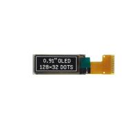 China 0.91'' 128x32 Mono OLED Screen SSD1306 Interface 14 Pin White Monochrome for sale