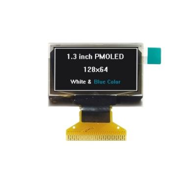 China 128x64 1.3'' Mono OLED LCD Display 30Pin Monochrome PMOLED Screen SH1106G for sale