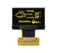 China 0.96 inch SSD1315 OLED Display Module Folding Type OEL Display ModulePixel Number  128 x 64 Monochrome COG Package for sale