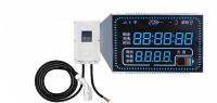 China Charging Station LCD Segment Display with 2.7V to 5.0V Voltage VA or STN LCD Type and Negative/Positive Display Mode for sale