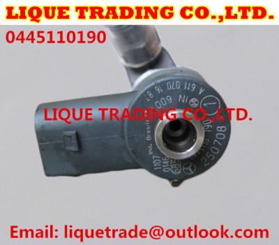 China BOSCH CR injector 0445110190 0445110189 for Mercedes Benz A6110701487 A6110701687 for sale