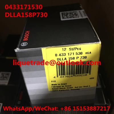 China BOSCH FUEL NOZZLE 0433171530 , 0 433 171 530 , DLLA158P730 , DLLA 158 P730 for sale