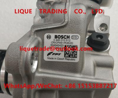 China BOSCH Diesel Pump 0445010512 , 0 445 010 512 , 0445 010 512 , 504342423 , CR/CP4S1/R45/20 for sale