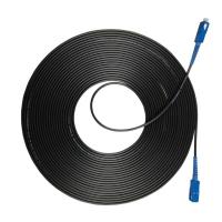 China 1-2 Fiber Optical Pre Connectorized Drop Cable LSZH  Length Customized for sale