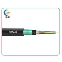 China Underground direct buried FRP Strength Member Outdoor Fiber Optic Cable Double Armored Fiber Optic Cable GYFTA53 Anti-Rodent APL Tape Double Sheath Stranded Loose tube Fiber Optic Cable for sale