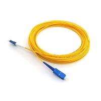 China LSZH Smf Patch Cord  LC SC UPC APC YELLOW COLOR Sc To Sc Fiber Patch Cable for sale