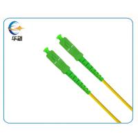 China SC APC Fiber Optic Patch cord Single mode    g657a1 2MM for sale
