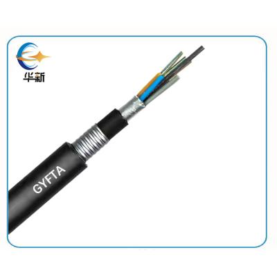 China Outdoor Single Mode Optical Fiber Cables GYFTA for Aerial/Duct for sale