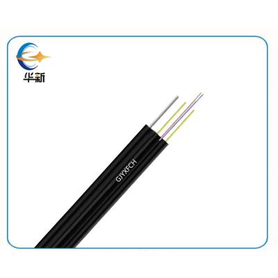 China Outdoor Communication FTTH Drop Cable Self Supporting Aerial Fiber Optic Cable 1 2 4 Core for sale