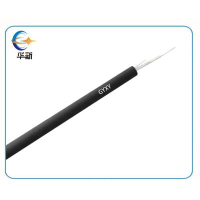 China Outdoor Unarmored Uni Tube Cable Optic Fiber Cable Price GYXY Manufacturer for sale