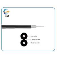 China GJXFH GJXH Steel Wire/FRP/KFRP Strength Member 2.0*3.0 LSZH Bow Type Drop Cable for sale