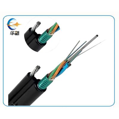 China GYTC8S Aerial Self Supporting Fiber Optic Cable Unitube 2 6 12 24 Core for sale